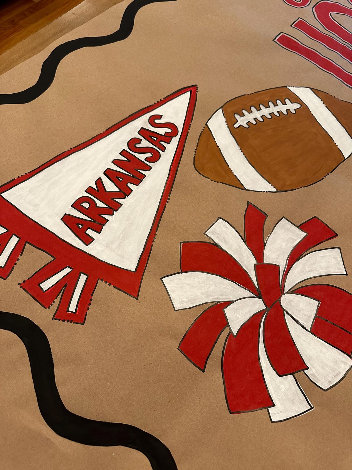 Craft Paper Tailgate Banner, Tailgate Banner, Tailgate Sign, Craft ...