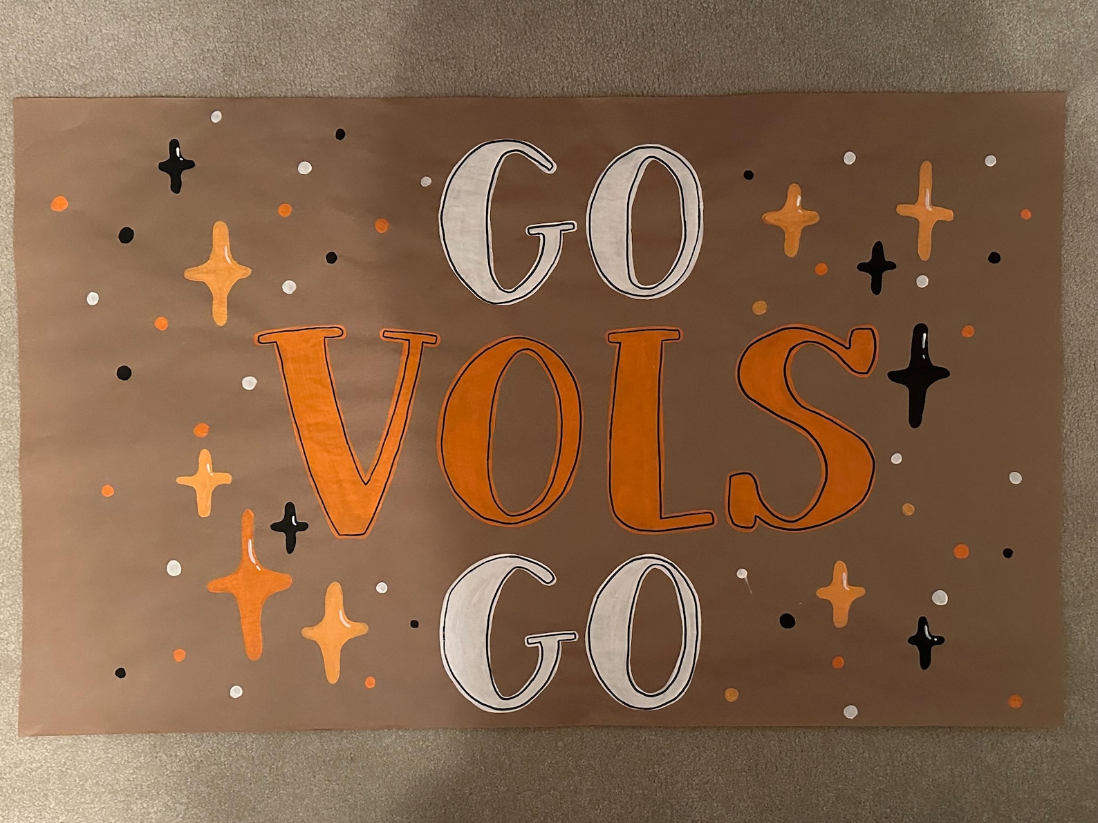 Craft Paper Tailgate Banner, Tailgate Banner, Tailgate Sign, Craft ...