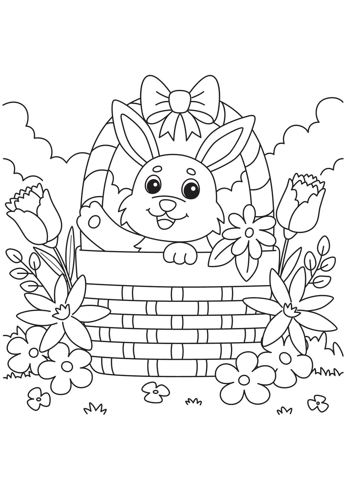 Printable Kids Spring Color Sheets - Digital Download - 8.5x11 - Etsy