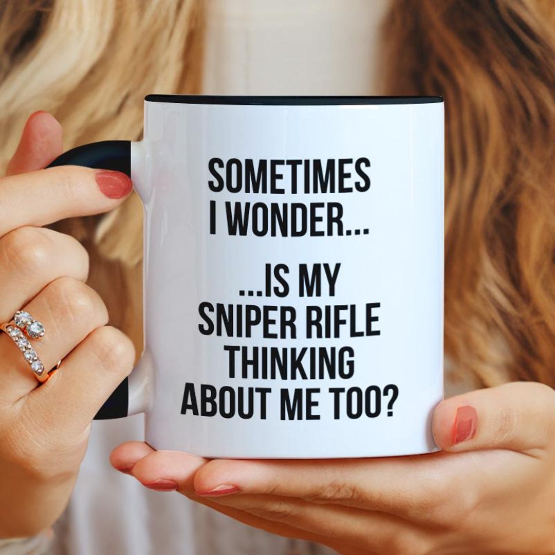 FPS Sniper Mug for Gamer Gift for Him Hunting Mug for Birthday Present ...