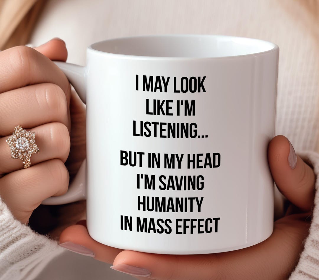 Mass Effect Mug, Mass Effect Gift for Brother, Mass Effect Cups, Mass ...