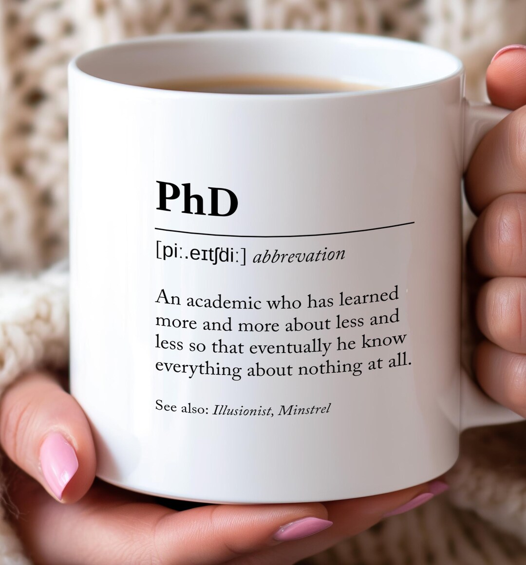 Phd Graduation Mug, Custom Phd Graduate Gift, New Phd Greeting Mug, Phd ...