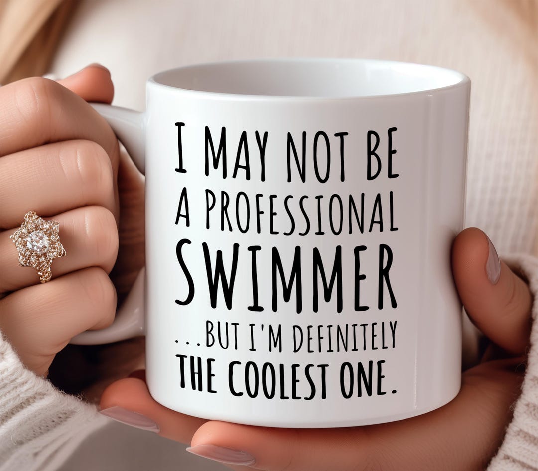 Swim Mom Coffee Cup for Swim Coach Gift for Swimmer Mug for Swimming ...