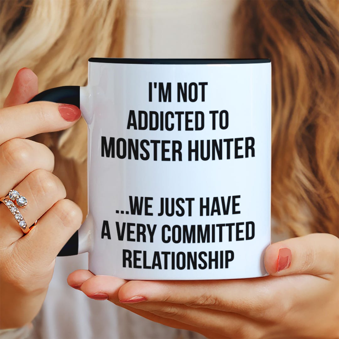 Monster Hunter Mug, Monster Hunter Gift, Monster Hunter Gamer Gift ...