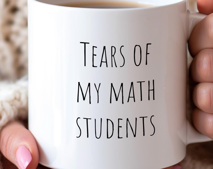 Funny Math Teacher Mug, Funny Math Teacher Gift, Gift for Teacher, New ...