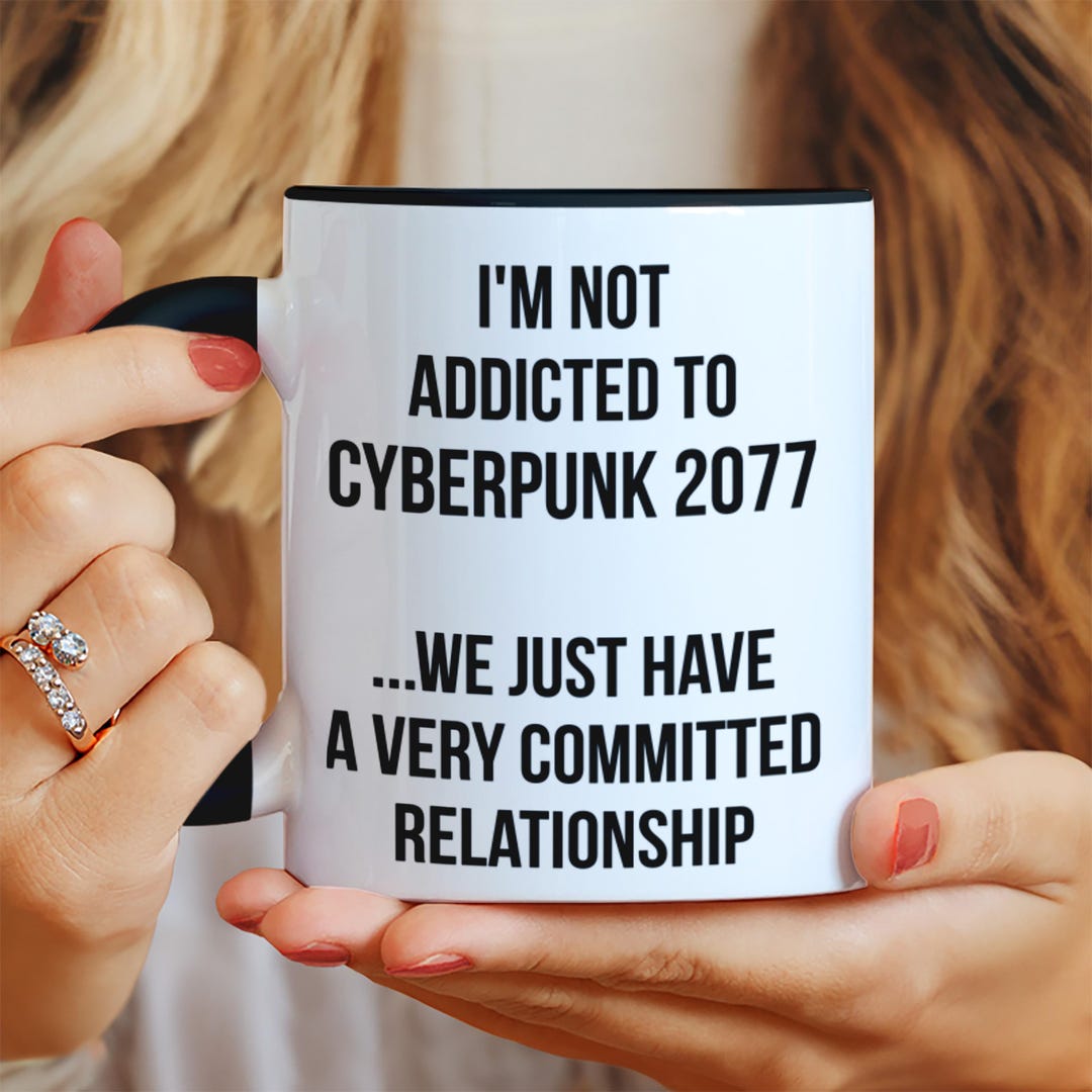 Cyberpunk 2077 Coffee Mug for RPG Geek Culture Video Game Gift for Him ...