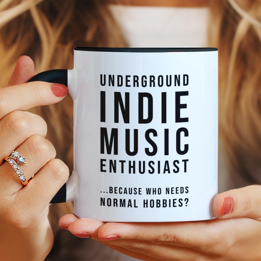 Music-themed Mug for Underground Indie Music Lover Gift for 90s Music ...