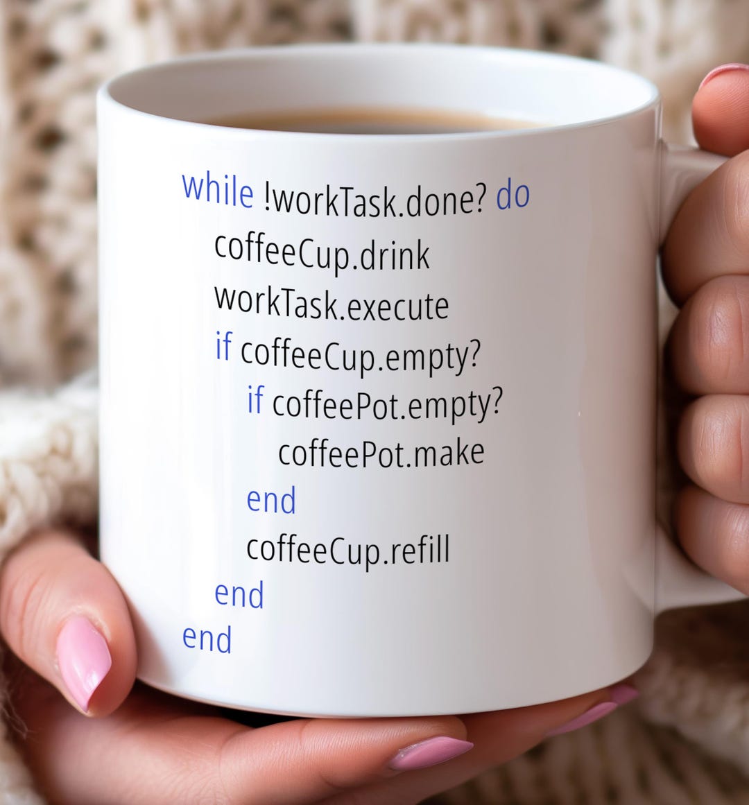 Ruby Programmer Gift Idea, Nerd Humor Mug, Engineer Gift, Technology ...