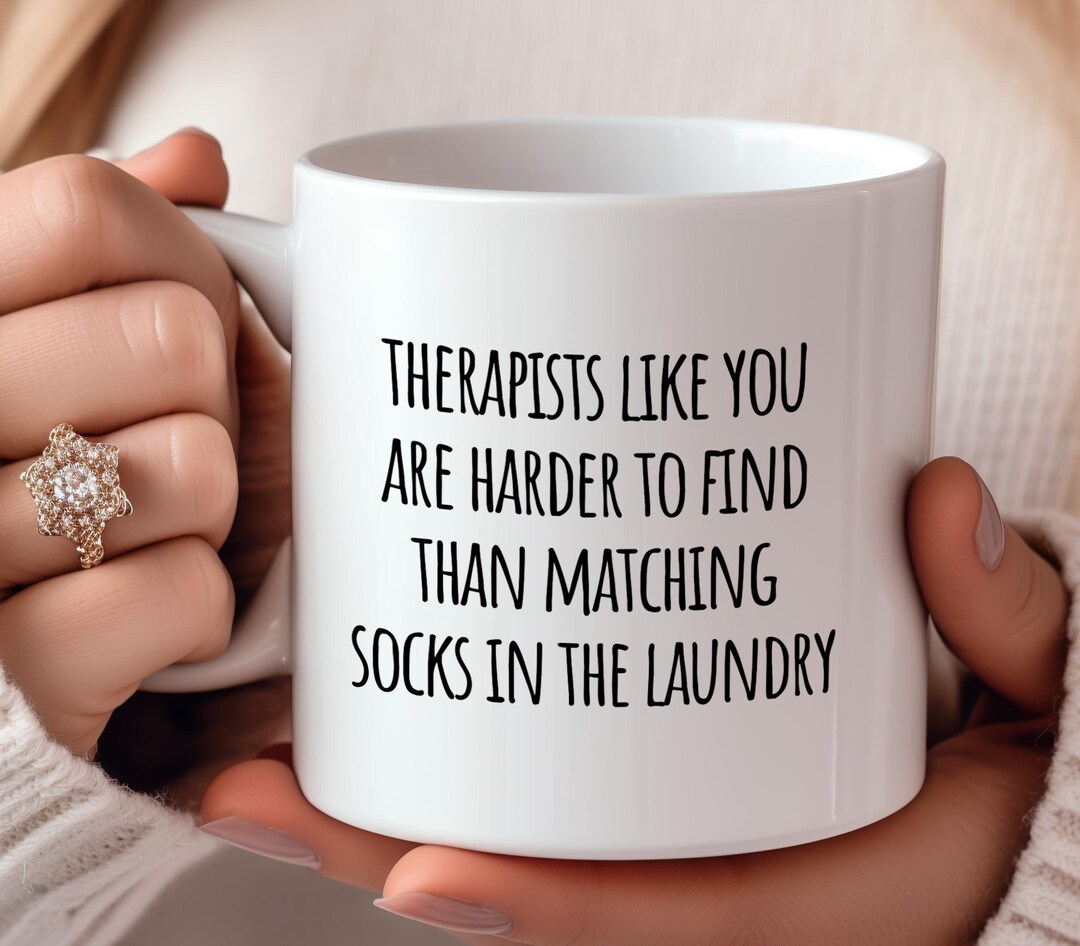 Funny Therapy Mug Therapist Gift Idea Therapist Cup Gift for Therapist ...