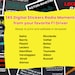 F1 Radio Sticker | 145 F1 Driver Radio Moments | F1 Stickers | Ready to ...