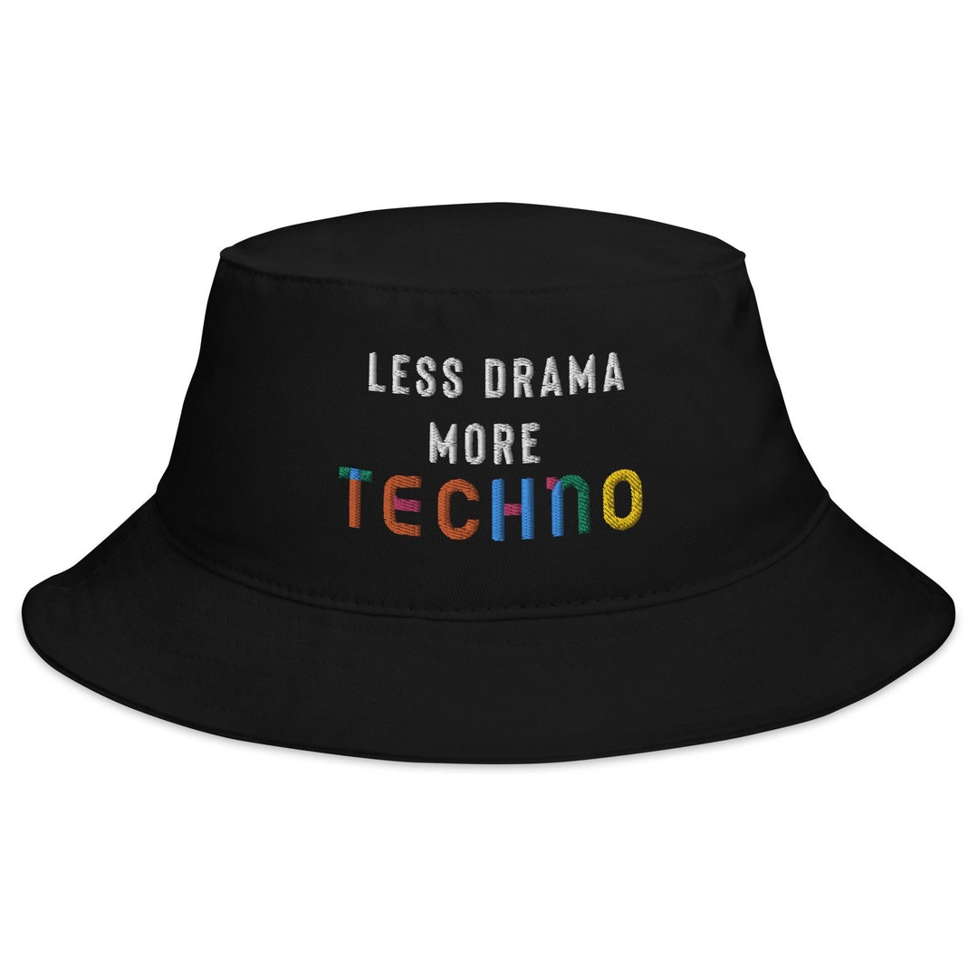 Techno Hat, EDM Bucket Hat, EDM Merch, Rave Hat, Rave Bucket Hat, Bucket Hat Rave, Bucket Hat ...