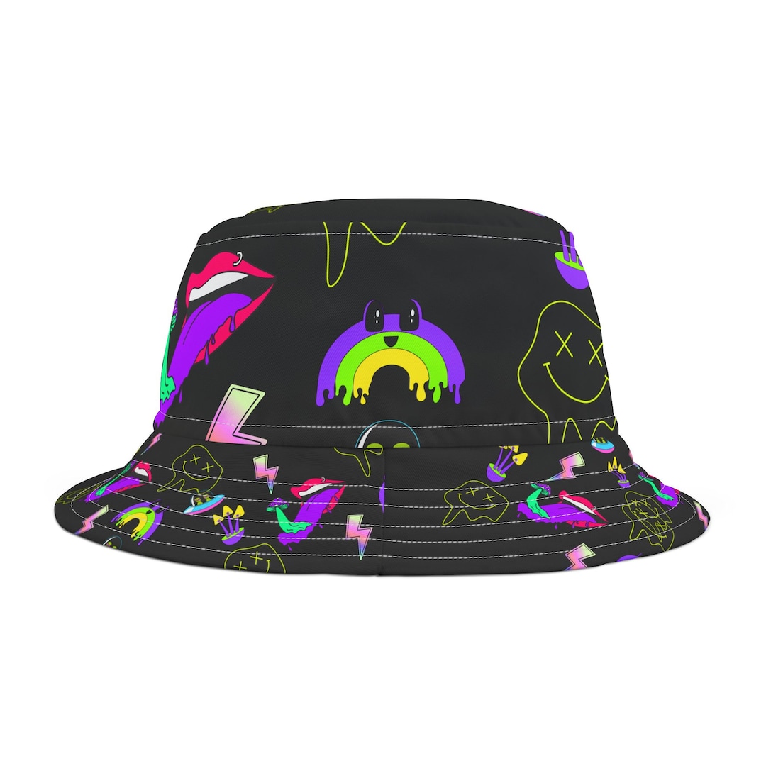 Rave Bucket Hat, EDM Merch, Rave Hat, EDM Bucket Hat, Bucket Hat Rave ...