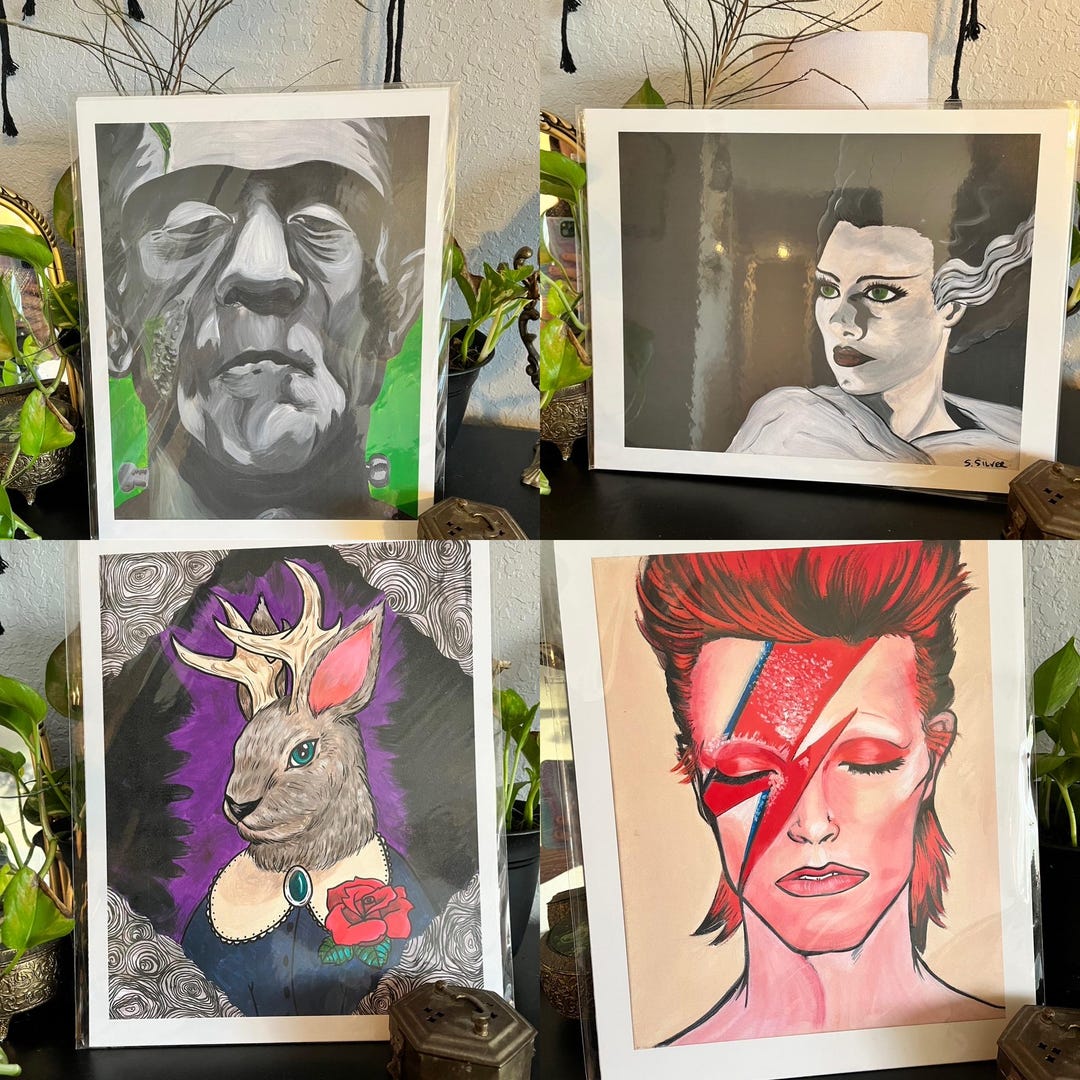 Original Art Prints-portraits - Etsy