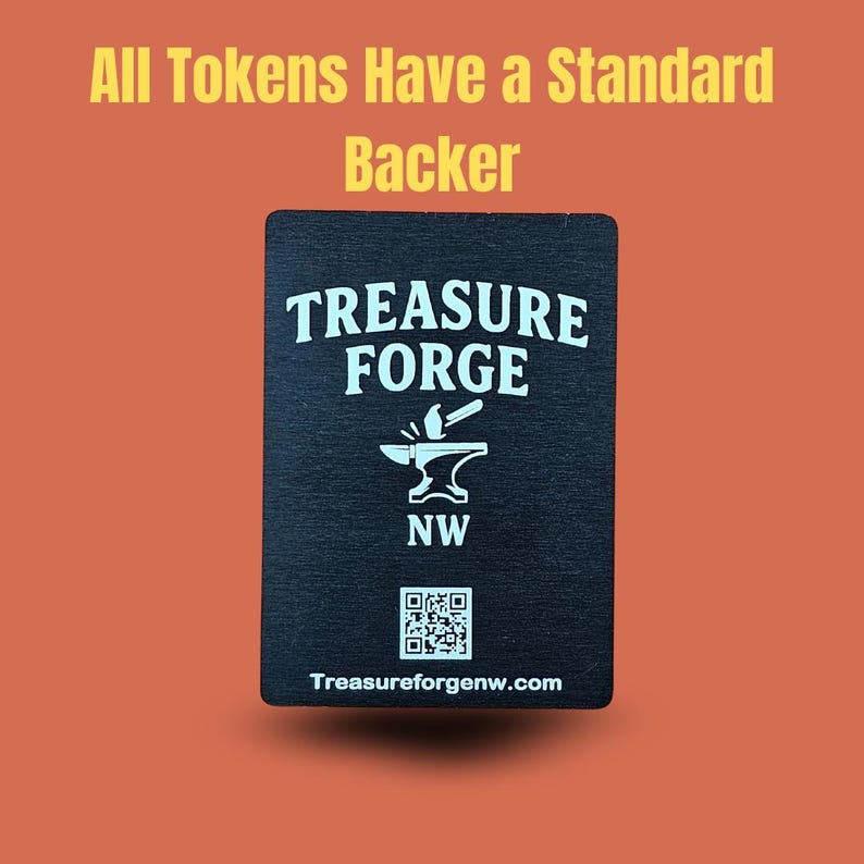Metal MTG Spirit Token | Magic the Gathering Commander Proxy - Etsy
