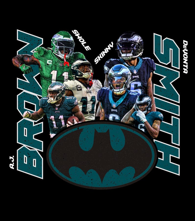 A.J. Brown & Devonta Smith - Instant PNG - Etsy