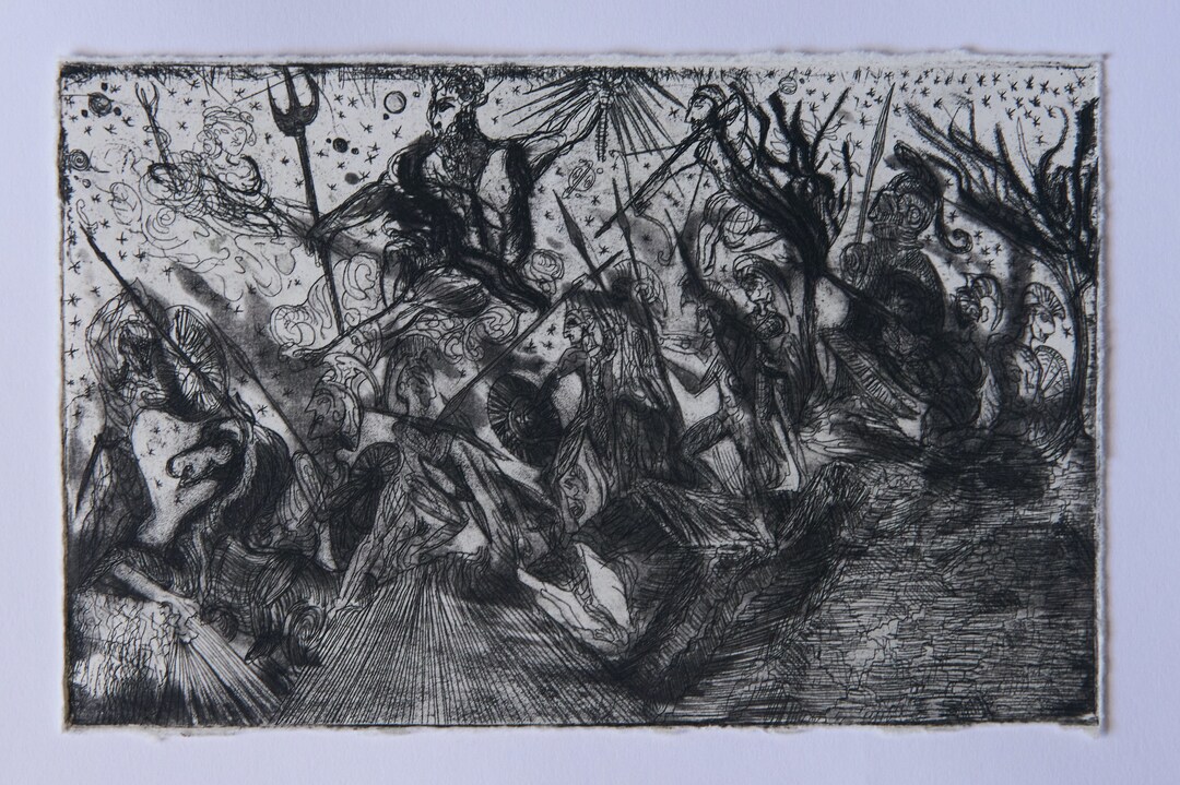 Mythology, Greek, Etching - Etsy