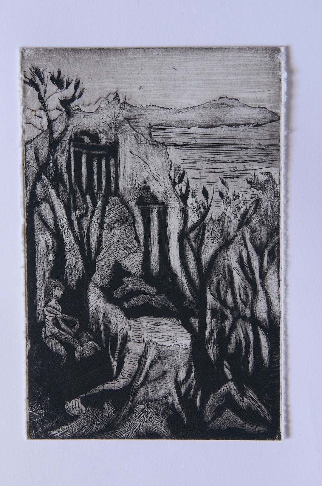Etching, Mythology, Landscape Greece - Etsy