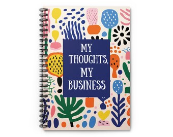 Custom Spiral Notebook for Self-care Enthusiast, Nurture Your Mind ...