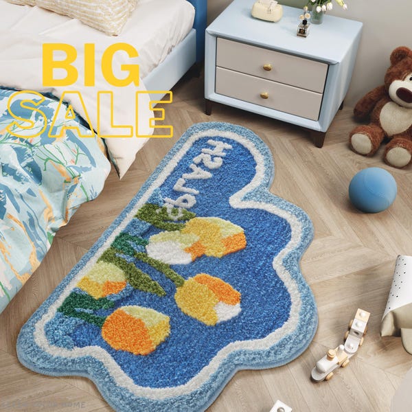 Flower Rug - Etsy