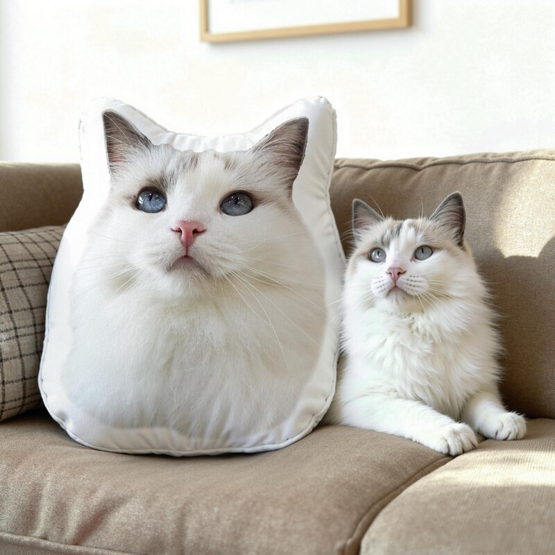 Christmas Pet on Pillow - Etsy