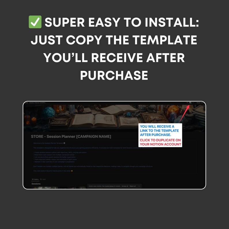 DM Session Planning Template | RPG Game Master Organizer | D&D Campaign ...