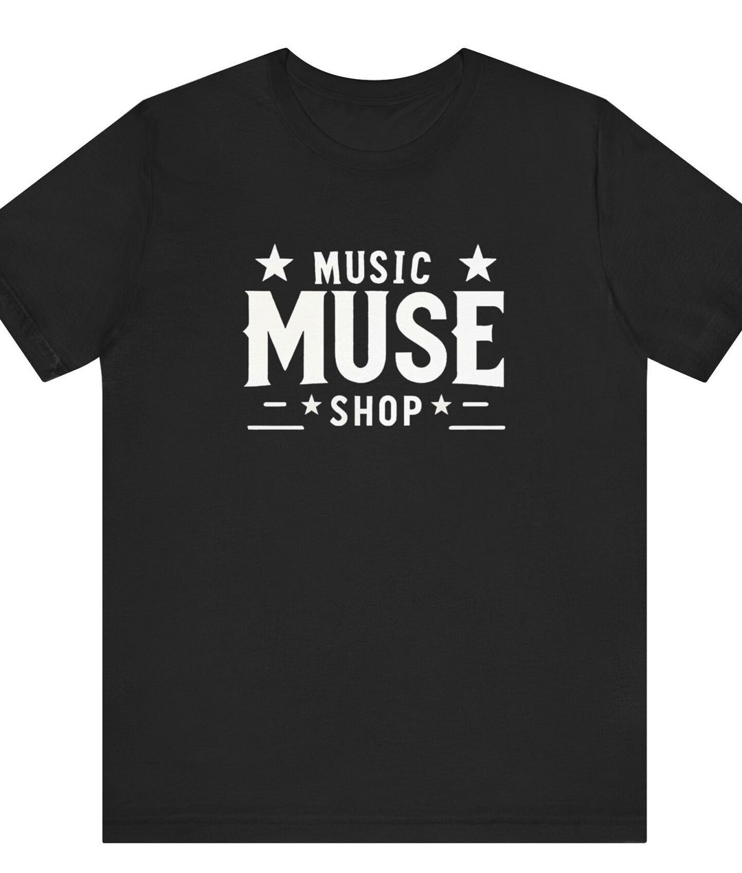 Graphic Shirt, Music Muse Shop Front Design, Rock T-shirt, Street Style ...