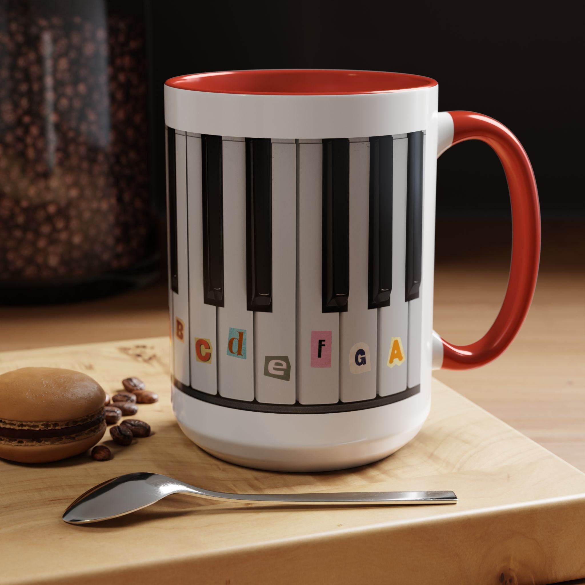 Music Mug, Music Notes Mug, Musician Mug, Music Teacher Gift. Coffee ...