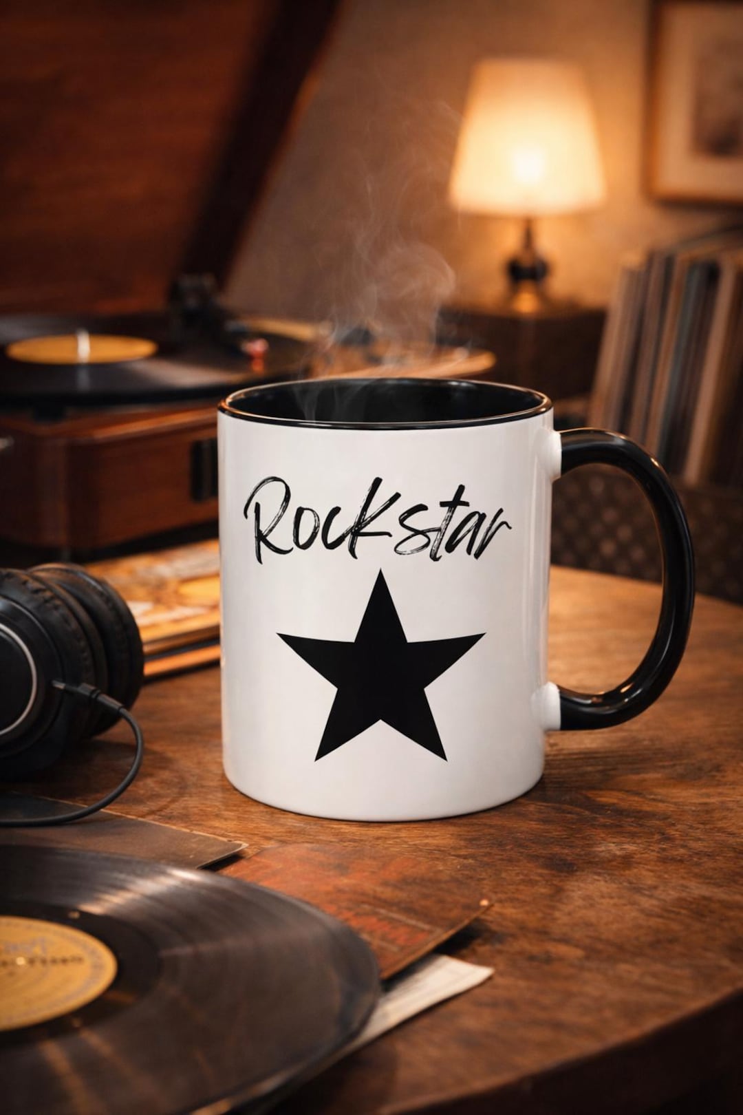 Coffee Mug | Rockstar Coffee Mug | Musician Gift | Rockstar Star Cup ...