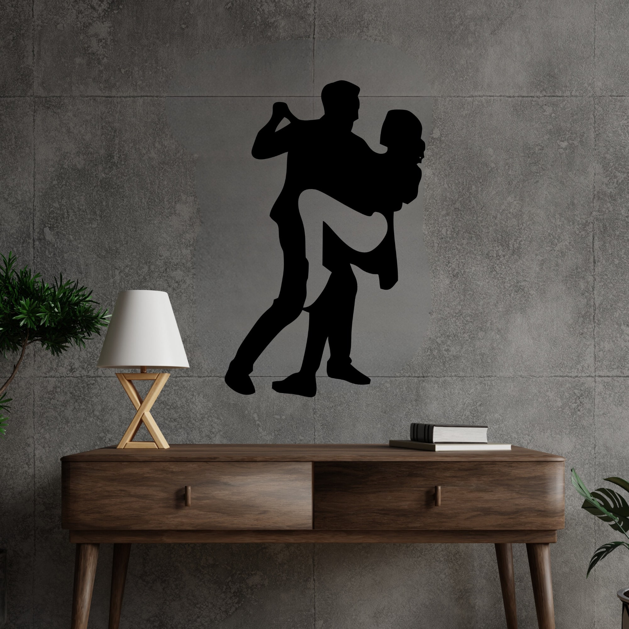 Tango Wall Art, Metal Wall Decor, Dance Studio Decor, Modern Home Gift ...