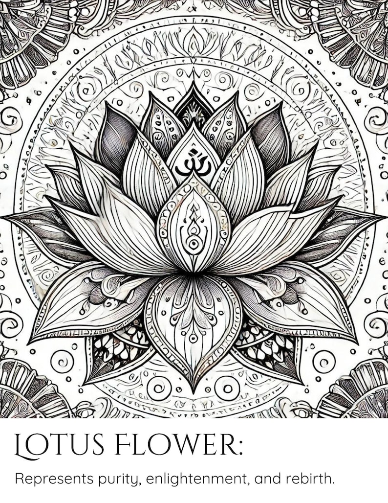 Printable Spiritual Healing Coloring Book, Digital Download Coloring ...