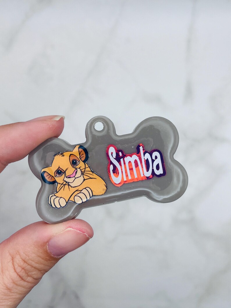 Dog Tag Simba Lion King - Etsy