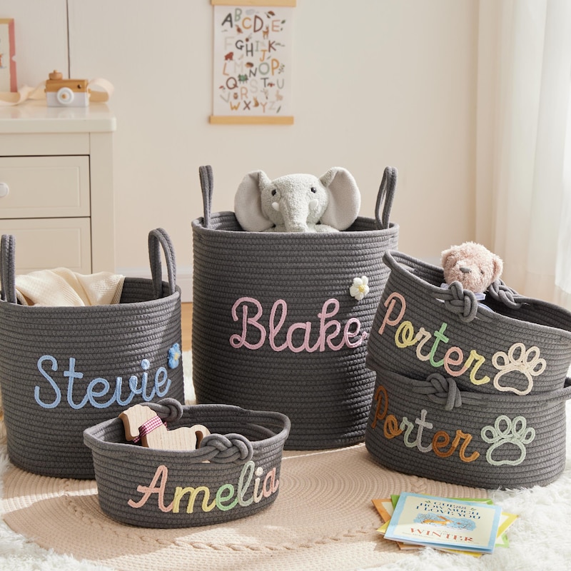 Organizer Cat Toy Basket - Etsy