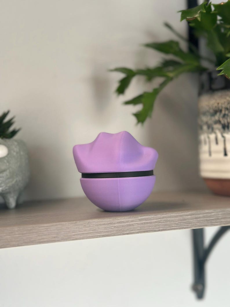 Ditto-inspired Poké Ball 3D Printed Pokémon Collectible Cute ...
