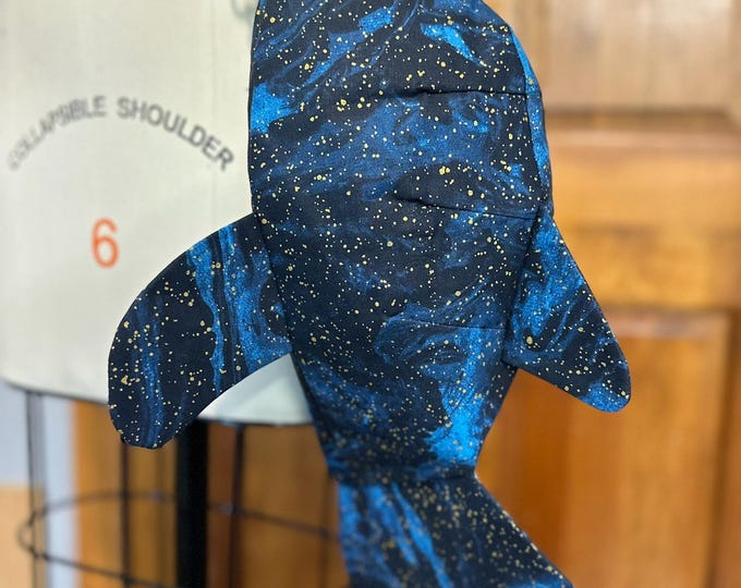 Handmade Cosmic Blue Shark Crossbody Bag: Ocean Lover Purse - Etsy