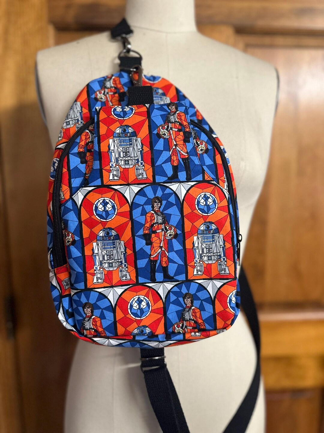 Handmade Star Wars Rebel Pilot Sling Bag – Luke Skywalker & R2-D2 ...