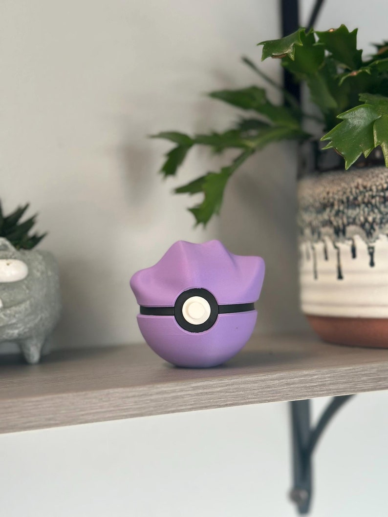 Ditto-inspired Poké Ball 3D Printed Pokémon Collectible Cute ...