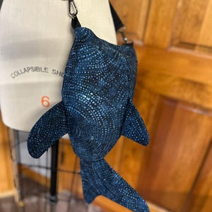 Whale Shark Bag | Crossbody or Backpack | Handmade Sea Creature Purse ...