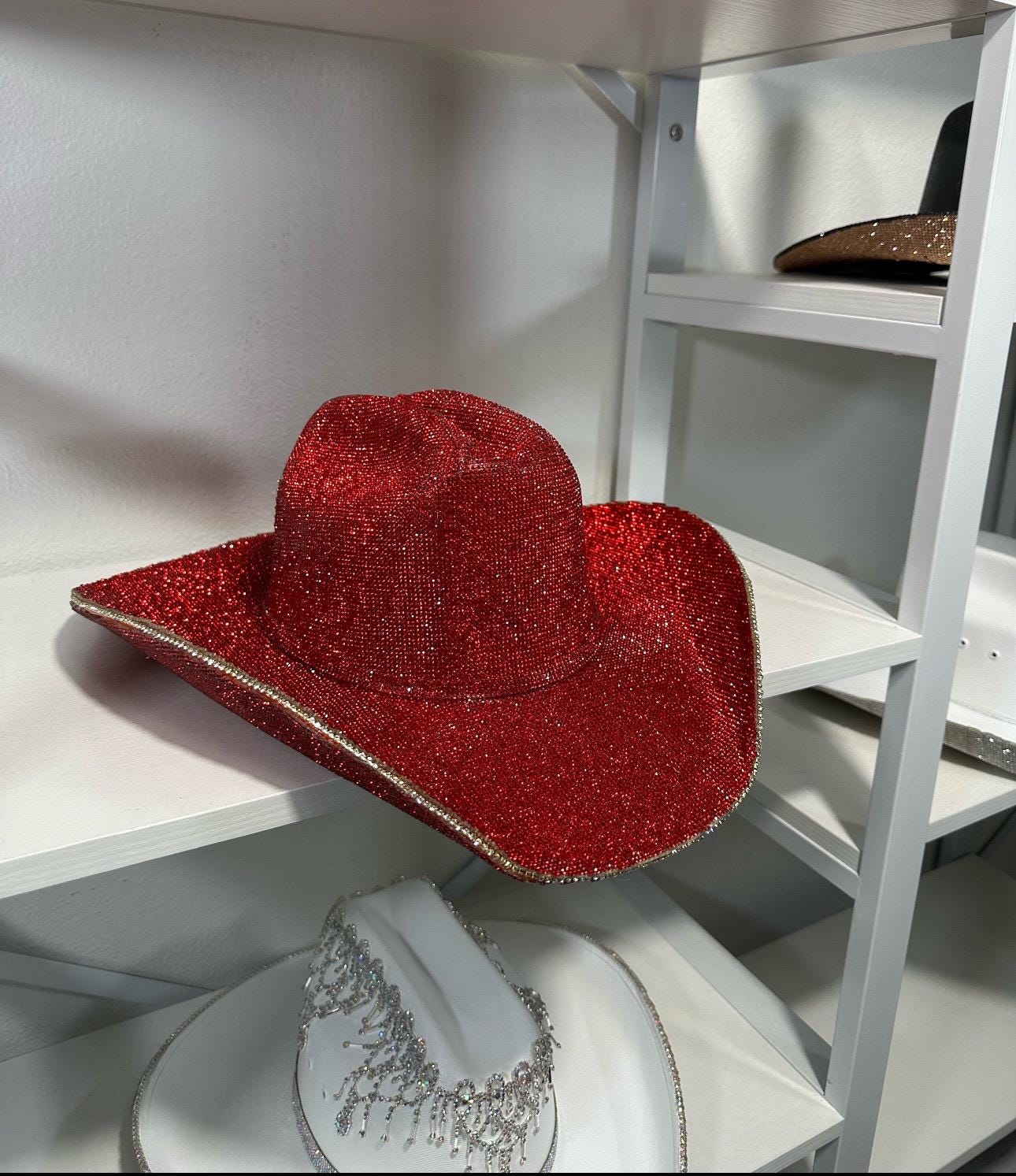 Full Rhinestone Cowboy Hat - Etsy