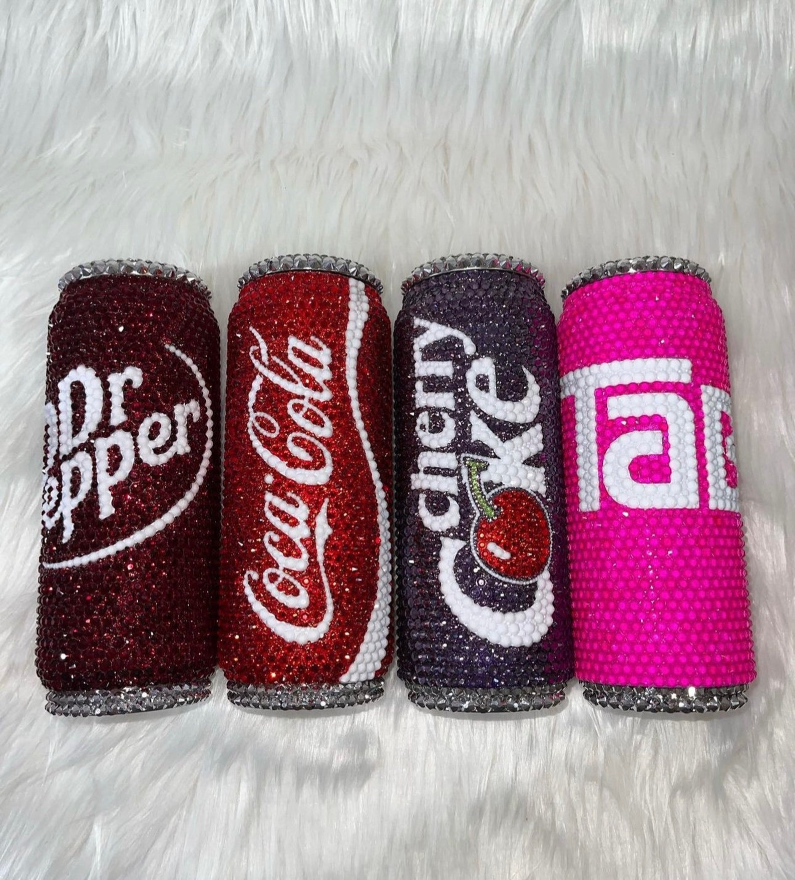 Rhinestone Soda Can Tumblers - Etsy