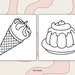 Food & Drink Coloring Pages | Bold and Easy Coloring Book - Etsy