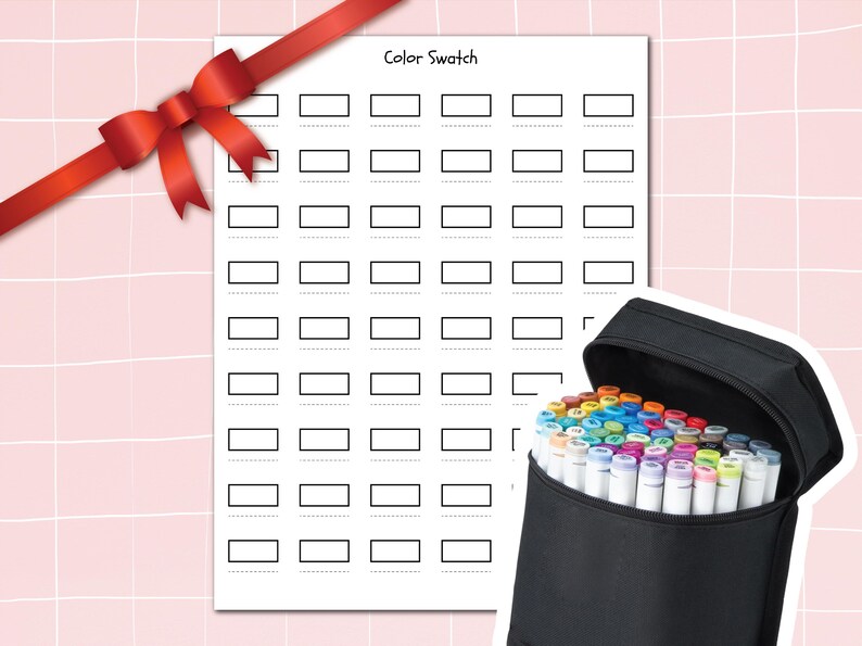 Pattern Practice Sheets: Custom Templates for Alcohol Markers (digital ...