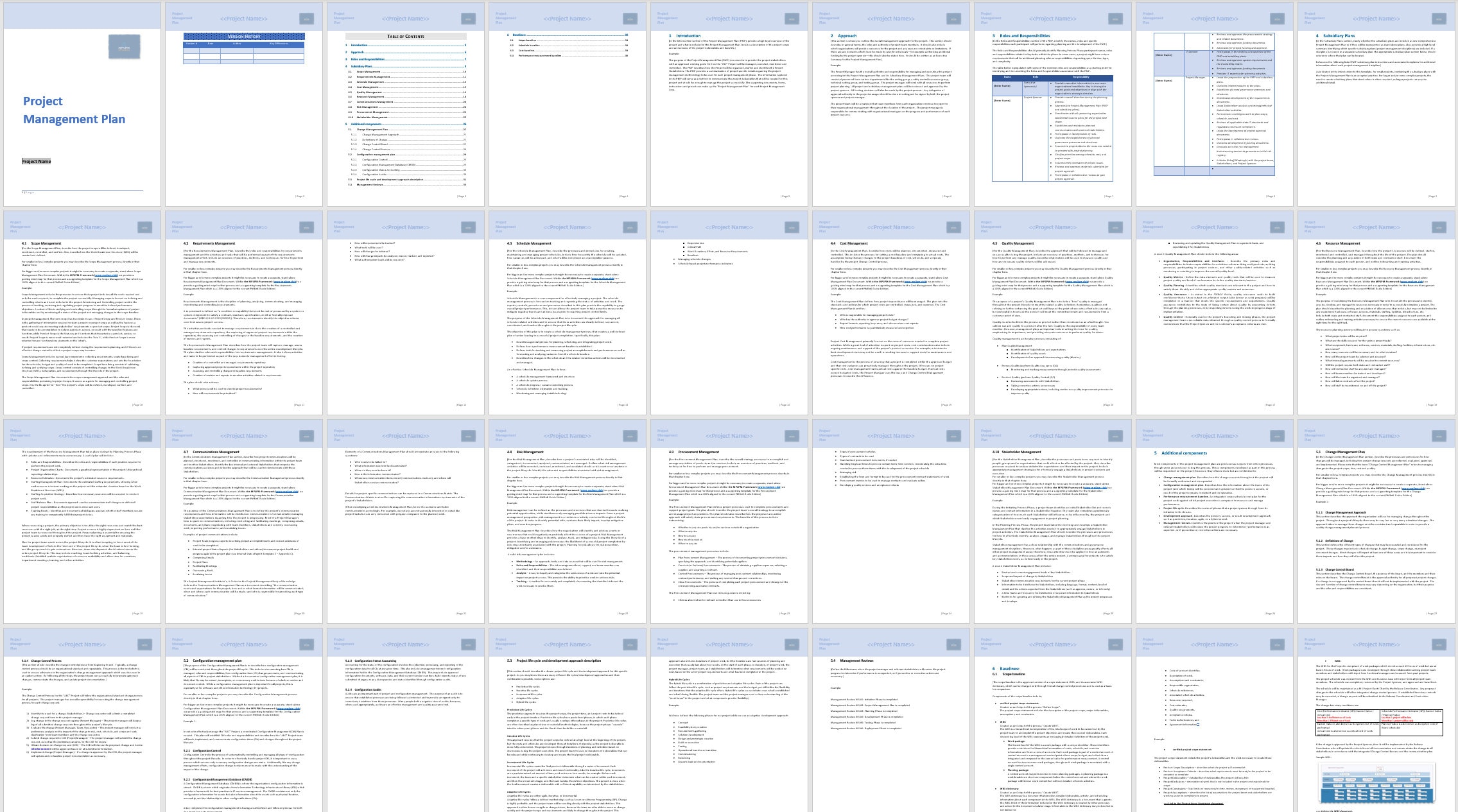 Project Management Plan – Template Incl. Instructions and Examples - Etsy