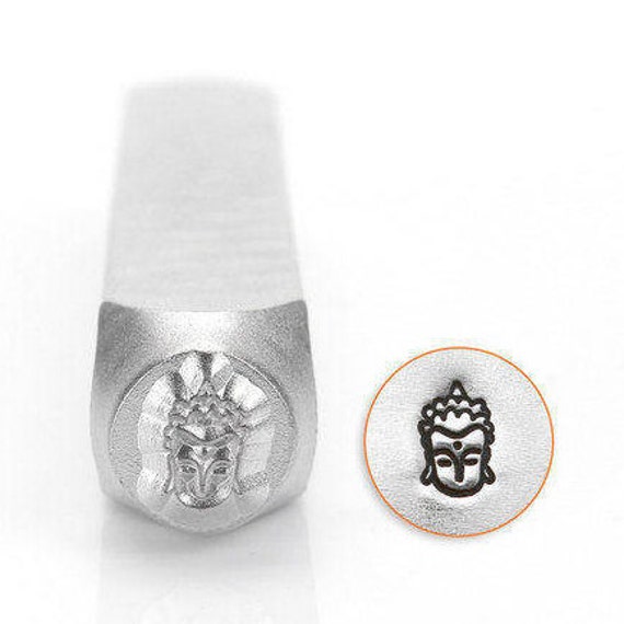 Buddha Design Stamp Metal Stamp 6mm Carbon Steel Design | Etsy
