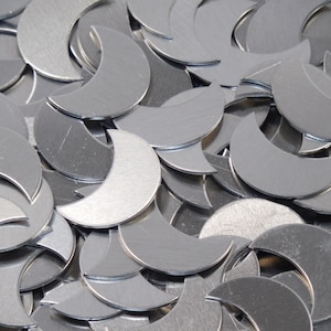 Aluminum Crescent Moons, 22 Gauge, Use Drop Down Menu to Choose 1 1/4 ...
