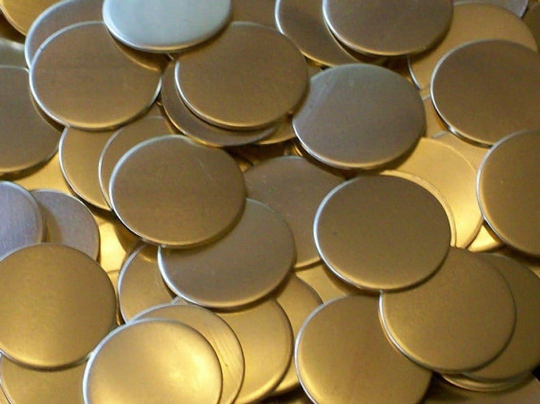 Nugold Disc Stamping Blanks - 20 Gauge - Various Sizes: 5