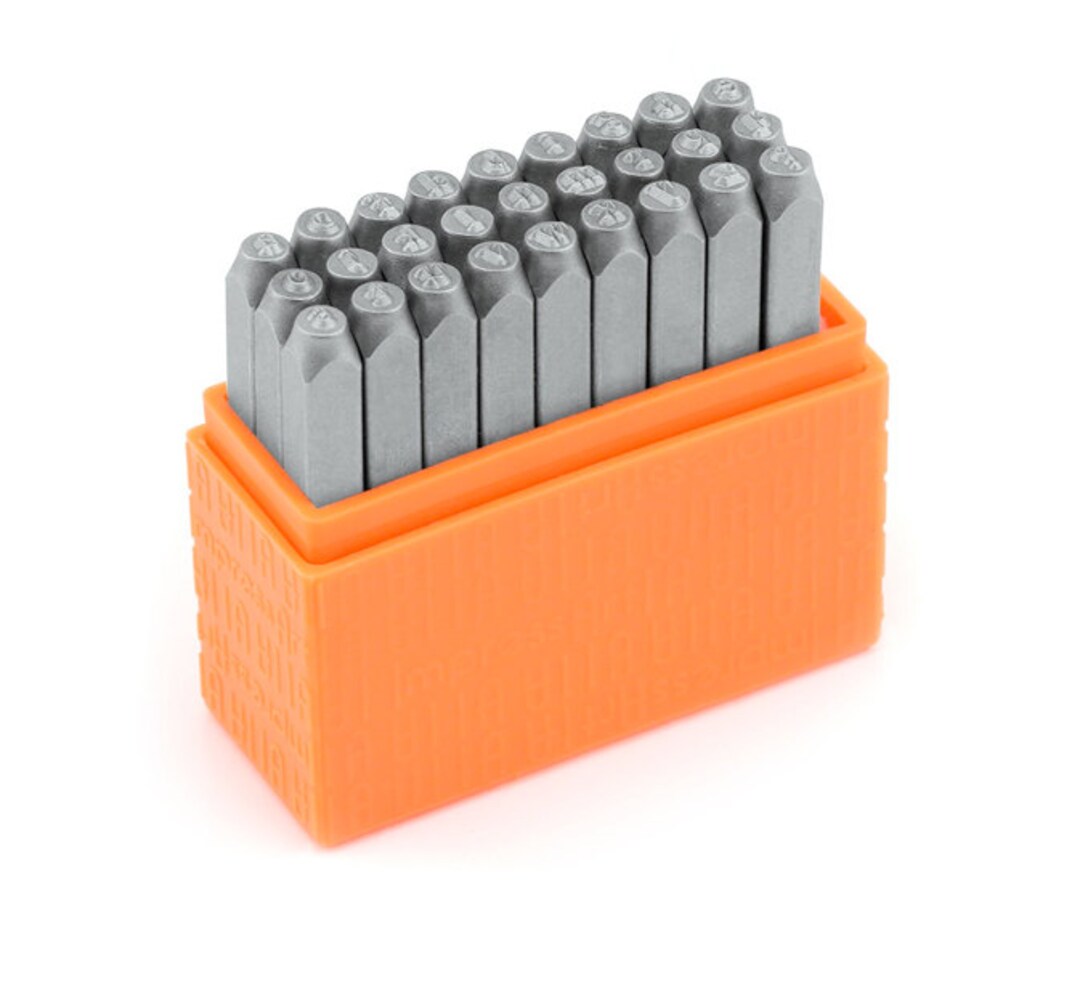 Basic Uppercase Letter Set 3mm Sce12-3mm Letter Stamps - Etsy