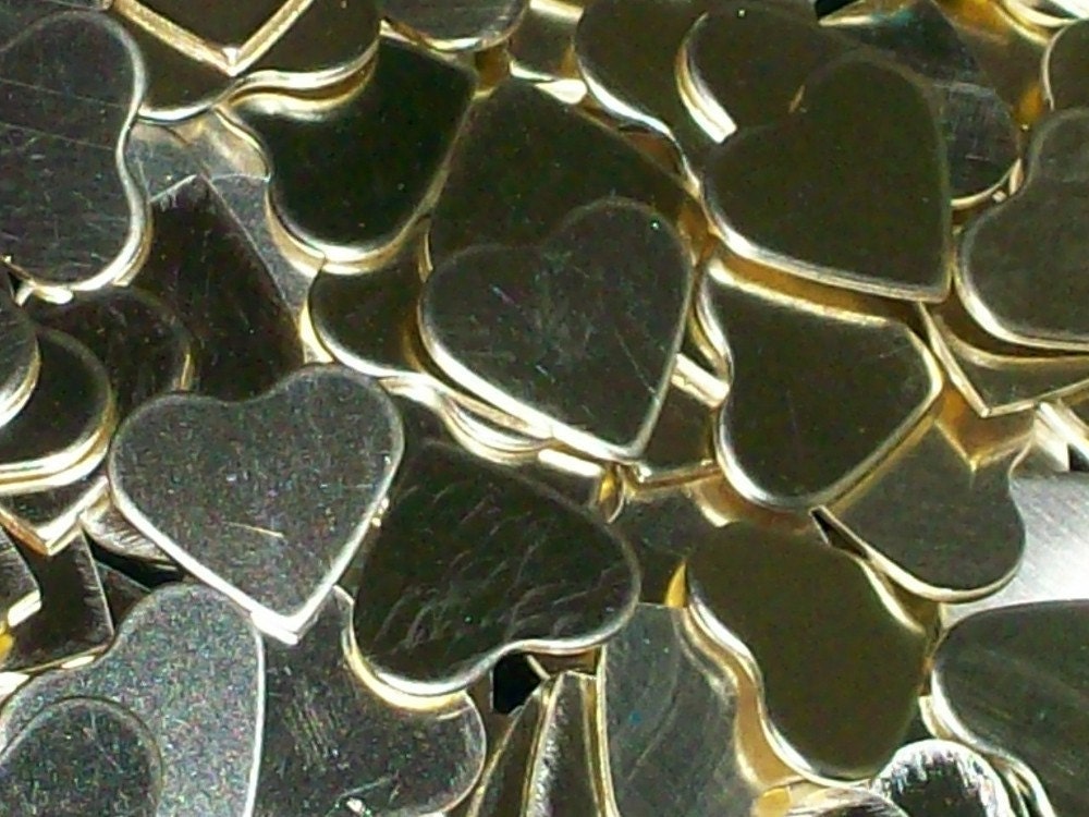 Brass Hearts - All Sales Final - Etsy