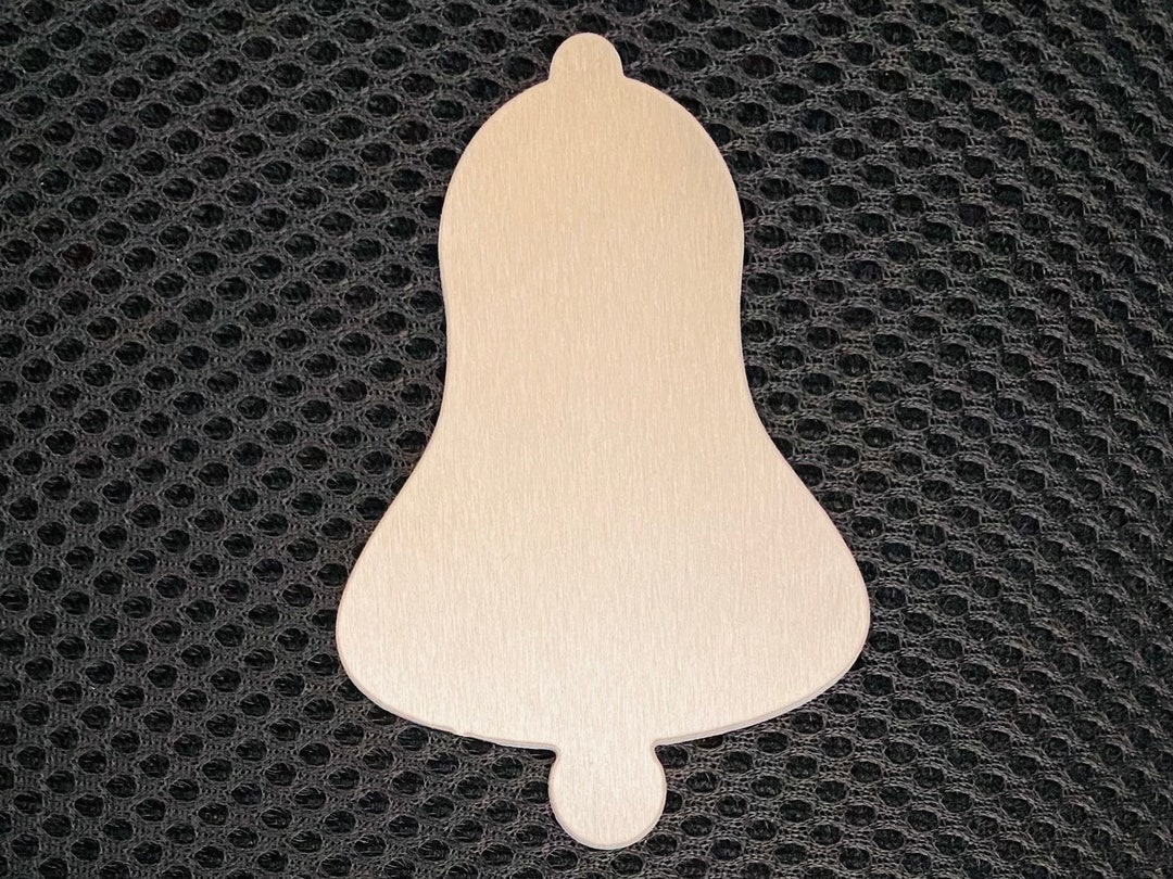 Aluminum Bell Ornament - 2 1/8" X 3" - Qty 1, Christmas Blanks, Metal ...