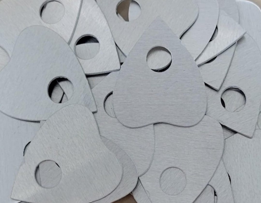 Aluminum Planchette - 1 1/4" X 1 1/2" X 18 Gauge - Qty 3 , Ouija Board ...