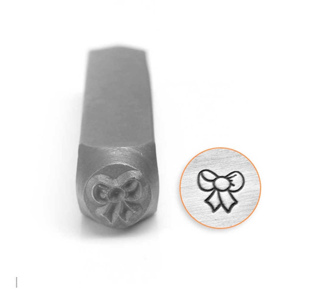 Ribbon Design Stamp, SC155-E-6MM, Metal Stamp, Carbon Steel Design ...